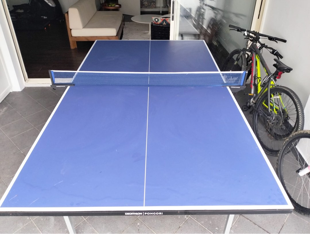 Decathlon table tennis table, Sports Equipment, Sports & Games, Racket ...