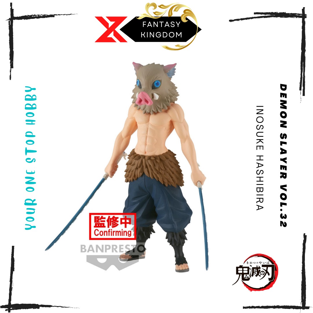 Demon Slayer Figure Vol.32 - Inosuke Hashibira [Stock Ready], Hobbies ...