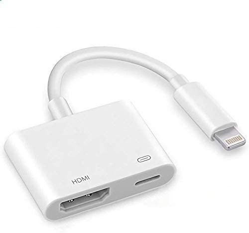 Digital AV HDMI Adapter, Apple MFi Certified iPhone Lightning to HDMI ...
