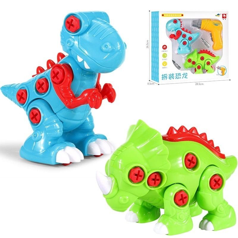 Dinosaur Assembling STEM screwdriver toy, Hobbies & Toys, Toys & Games ...