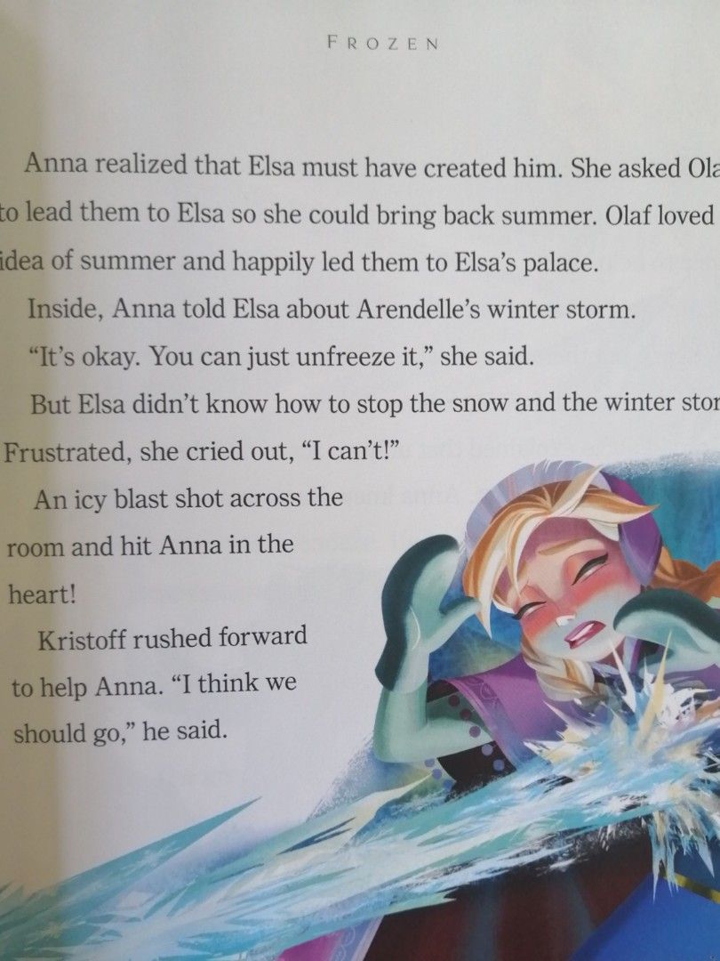 Disney - Frozen - Anna Elsa _ Story book collection, Hobbies & Toys ...