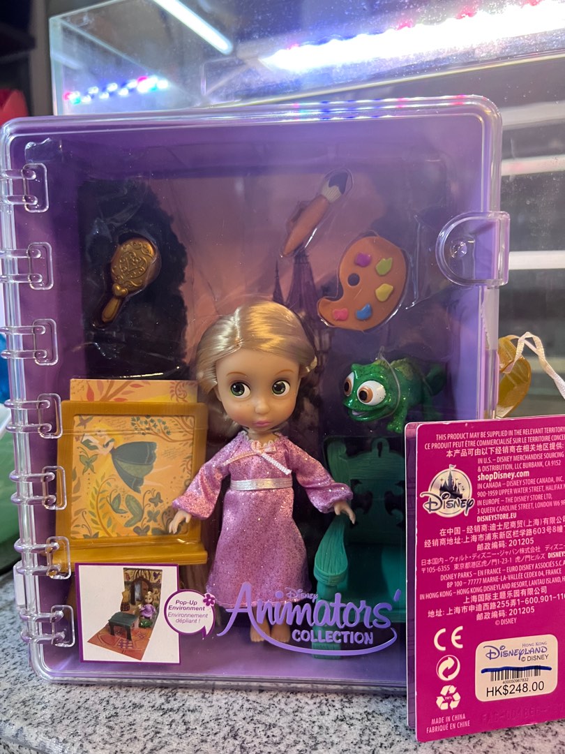 disney princess - animations collection - Rapunzel mini doll playset, 興趣及遊戲, 玩具 & 遊戲類 - Carousell