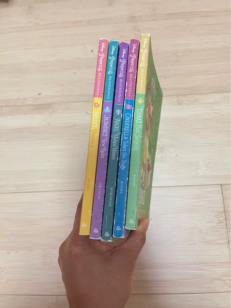 Disney Princess Beginnings Jasmine Ariel Belle Cinderella Tiana, 興趣及遊戲 ...