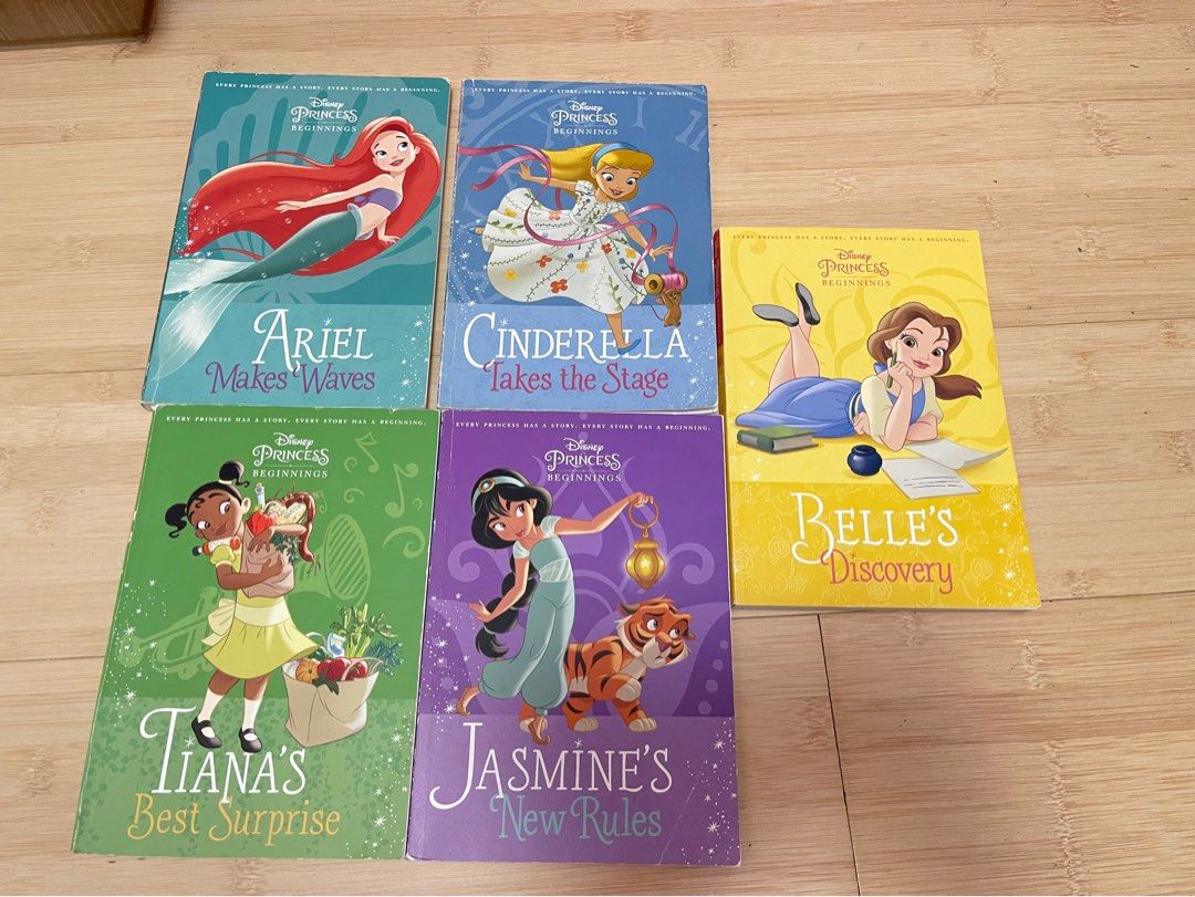 Disney Princess Beginnings Jasmine Ariel Belle Cinderella Tiana, 興趣及遊戲 ...