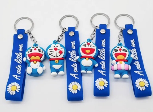 Doraemon Ring Key Chain, Hobbies & Toys, Toys & Games on Carousell