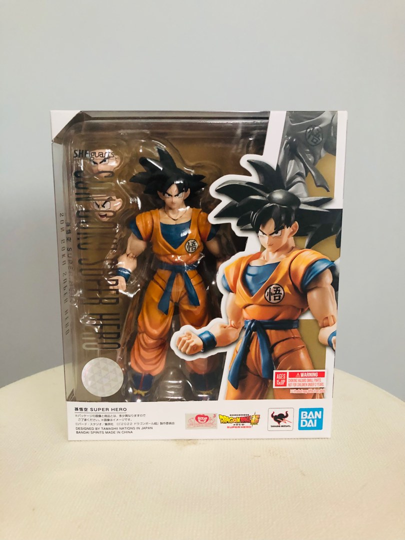 SHF Dragonball Super Hero Son Goku SHFIGUARTS , Hobbies & Toys, Toys ...
