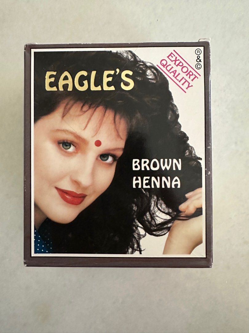 Eagles Henna - Brown Colour 1 box 6 packets Hair dye, Beauty & Personal ...