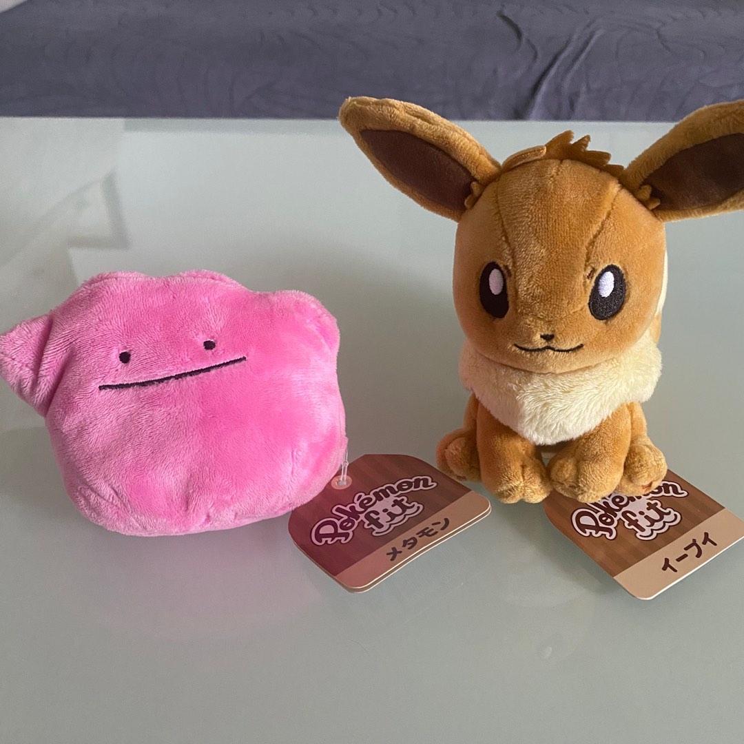 Eevee & Ditto Pokemon Fit Pokemon Center, Hobbies & Toys, Toys & Games ...