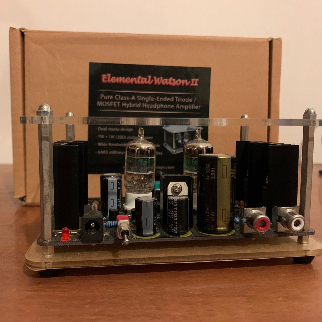 Elemental Watson II [ Class A Tube Hybrid Headphone Amplifier ] [ EF95 ], Audio, Soundbars ...