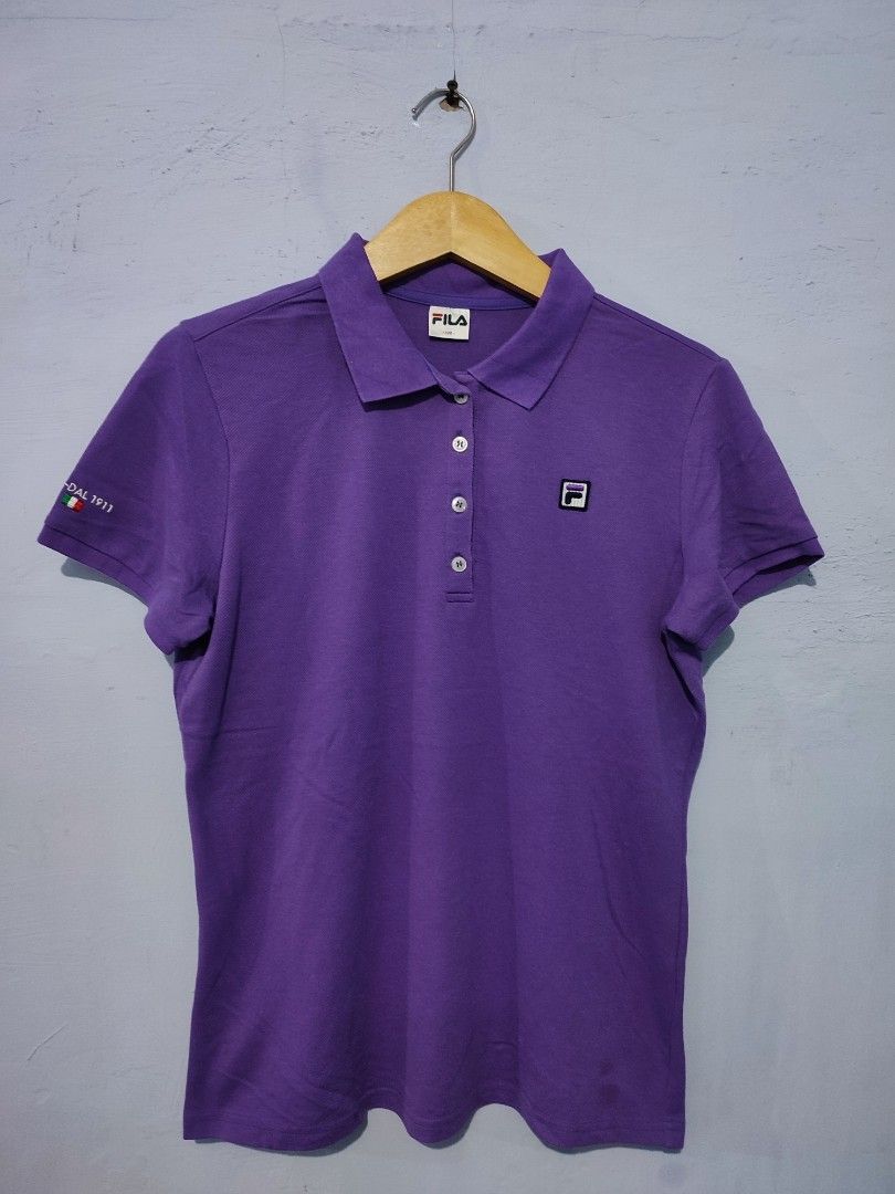 Fila dan polo size M kaos kerah 70k aja keduanya, Fesyen Pria, Pakaian ...