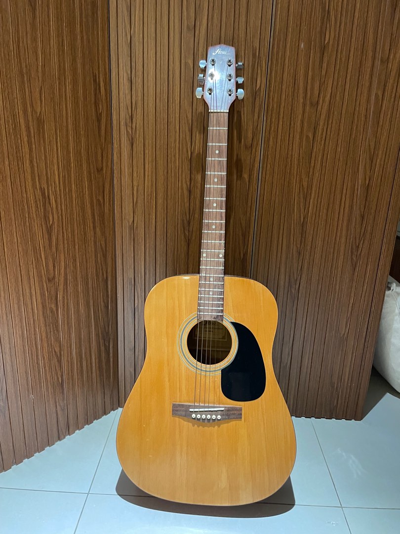 FINA Acoustic guitar, Hobbies & Toys, Music & Media, Musical ...