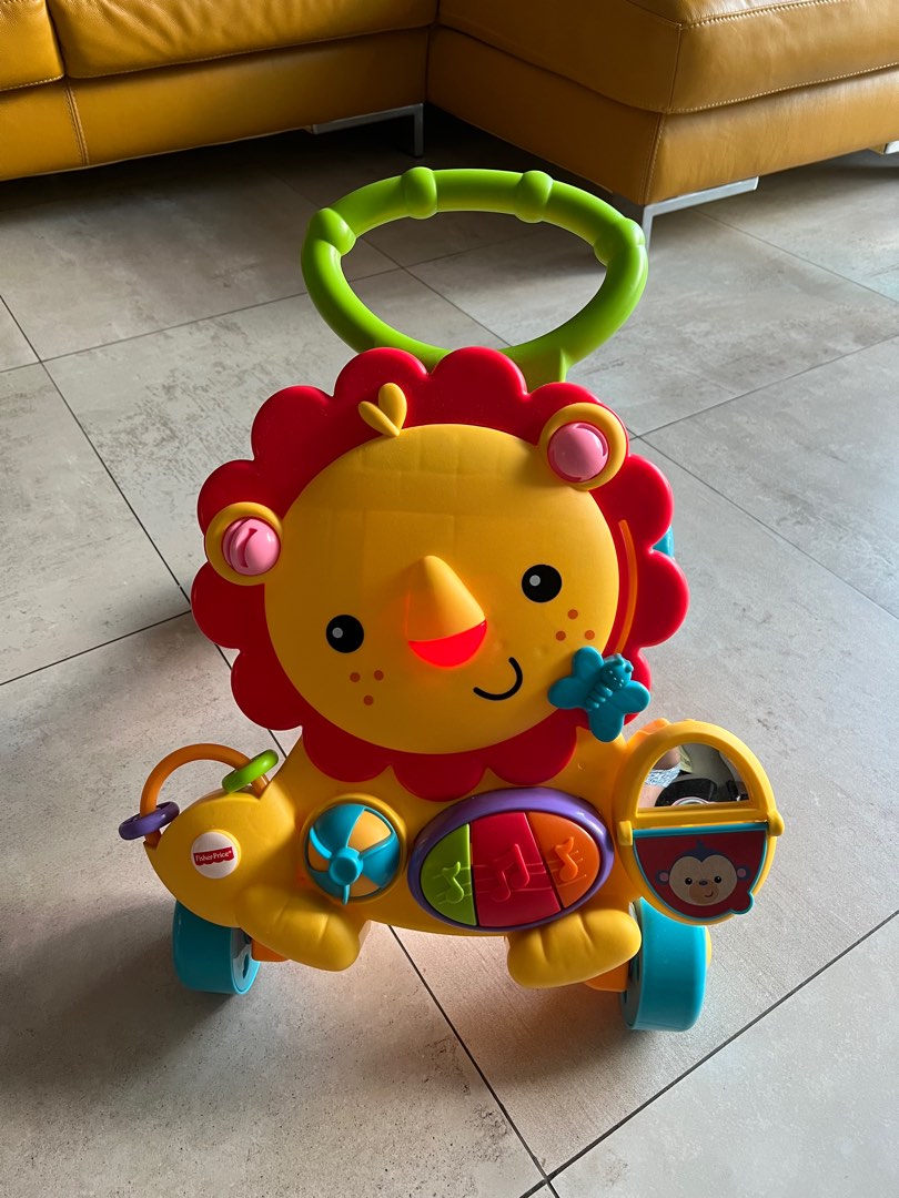 Fisher Price Lion Walker - With free delivery, Babies & Kids, Infant ...