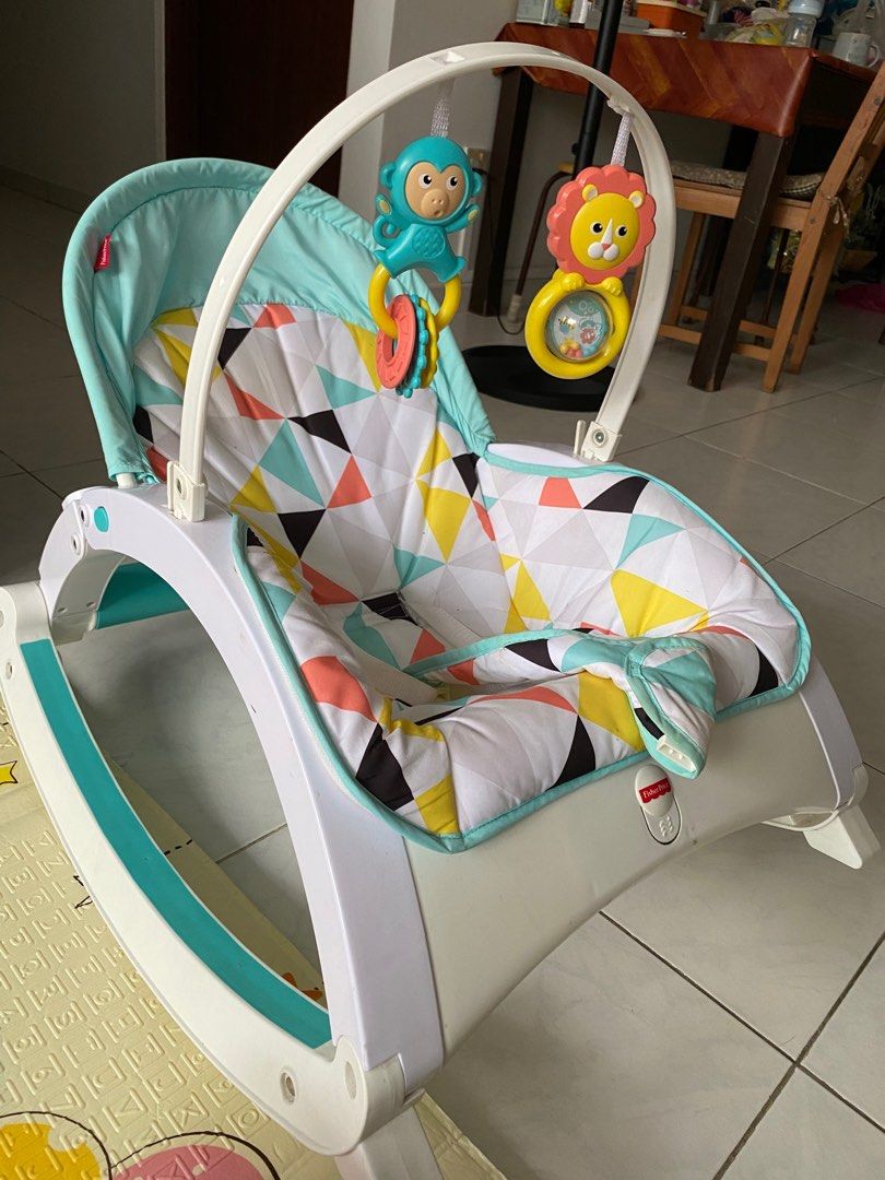 Fisher Price Rocker, Babies & Kids, Babies & Kids Fashion on Carousell