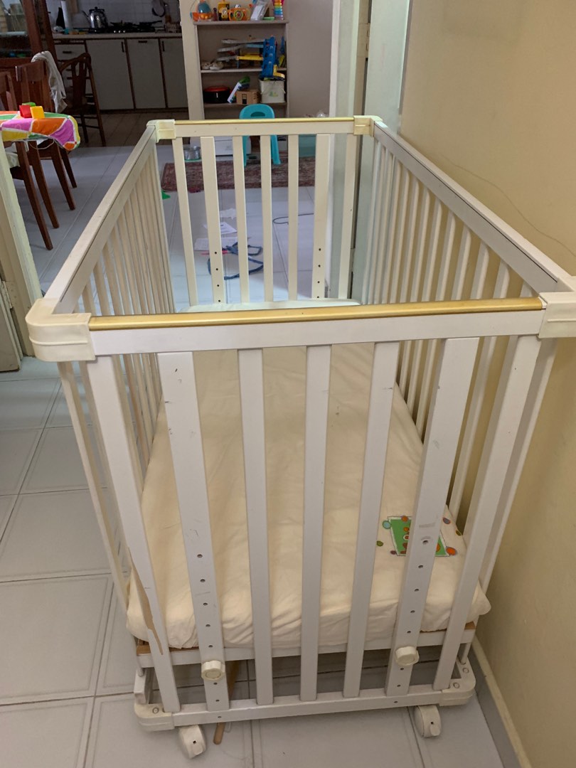 Free cot with wheels, Babies & Kids, Baby Nursery & Kids Furniture ...
