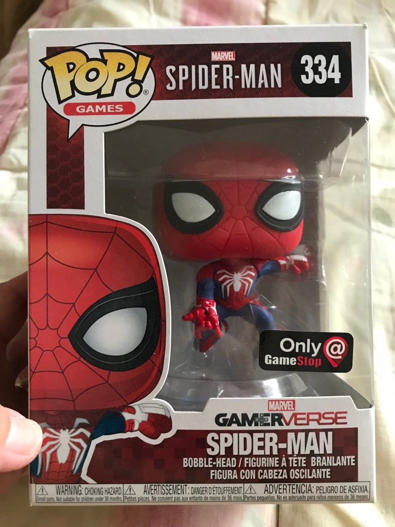 Funko Pop Spider-Man Marvel Gamerverse Gamestop Exclusive, Hobbies ...