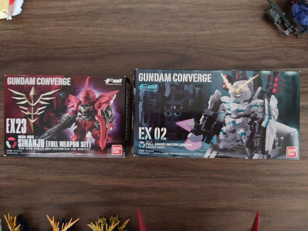 Fw Gundam converge EX02, EX23, 興趣及遊戲, 玩具 & 遊戲類 - Carousell