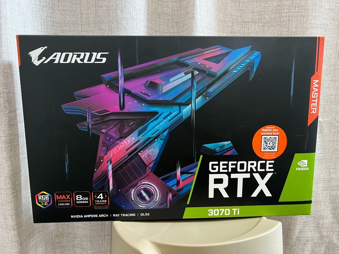 Gigabyte RTX 3070 Ti AORUS MASTER 8GB GeForce , Computers & Tech, Parts ...