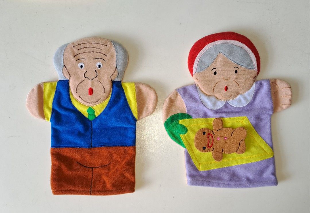 Gingerbread Man Hand Puppets, Babies & Kids, Infant Playtime on Carousell