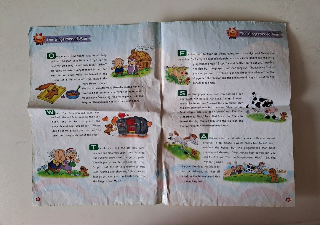 Gingerbread Man Hand Puppets, Babies & Kids, Infant Playtime on Carousell