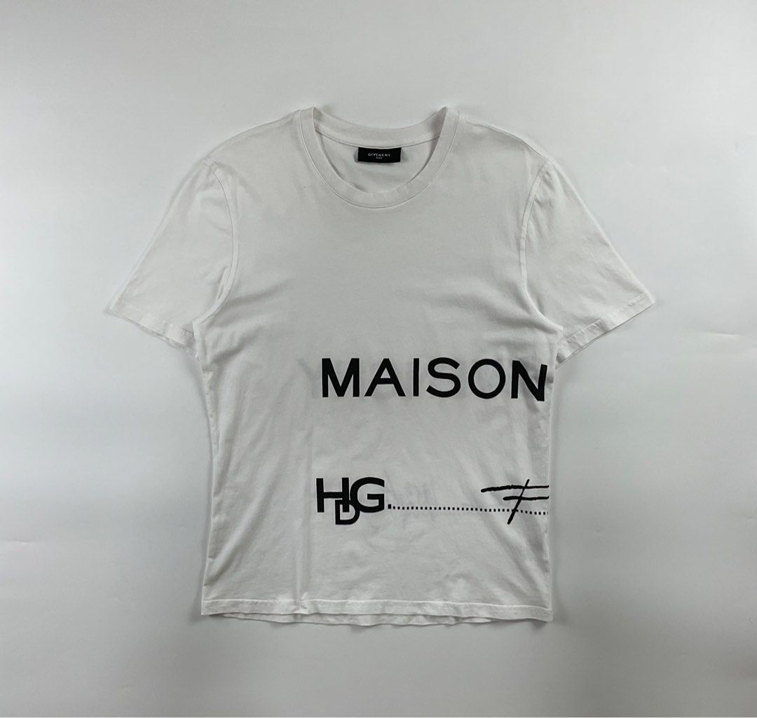 Givenchy Maison Logo HDG France 2005 Tee on Carousell