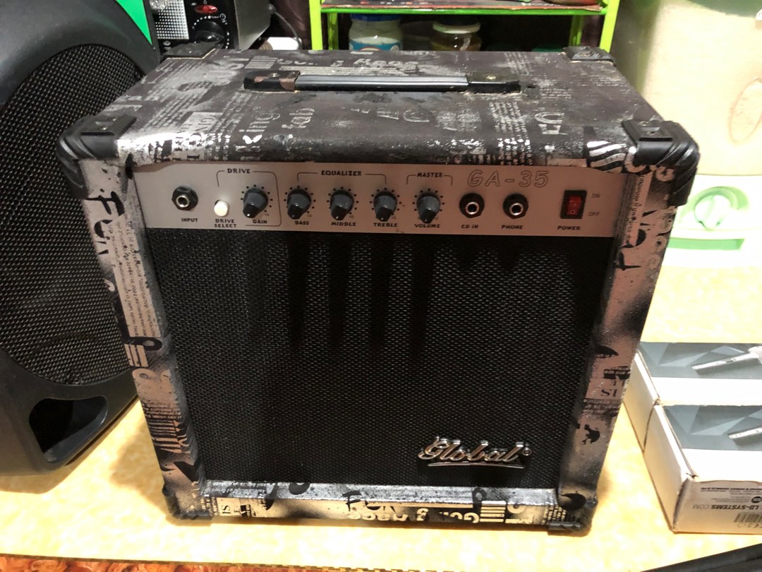 Global Guitar Amp GA-35, Hobbies & Toys, Music & Media, Musical ...