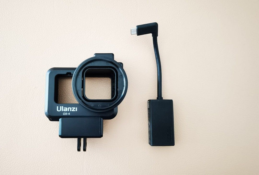 GoPro Mic Adapter with BN Ulanzi mount & BN Boya mic, Photography ...