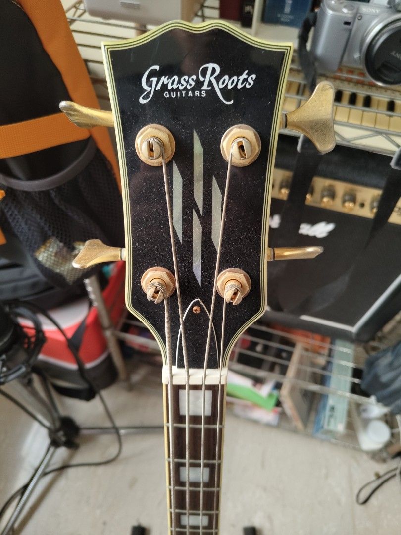 Grassroots Les Paul Bass MIK, Hobbies & Toys, Music & Media, Musical ...