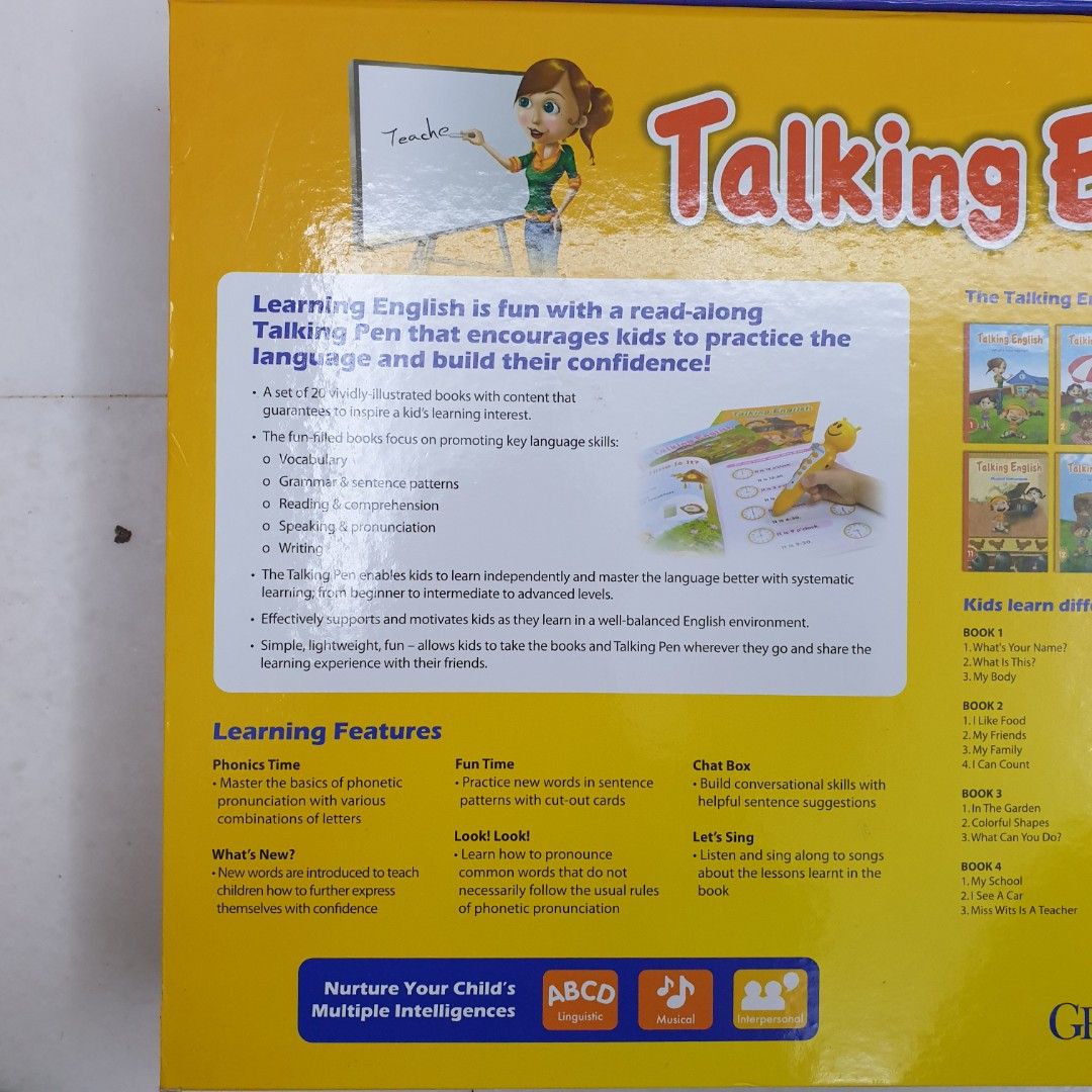 Grolier Talking English, Hobbies & Toys, Books & Magazines, Children's ...