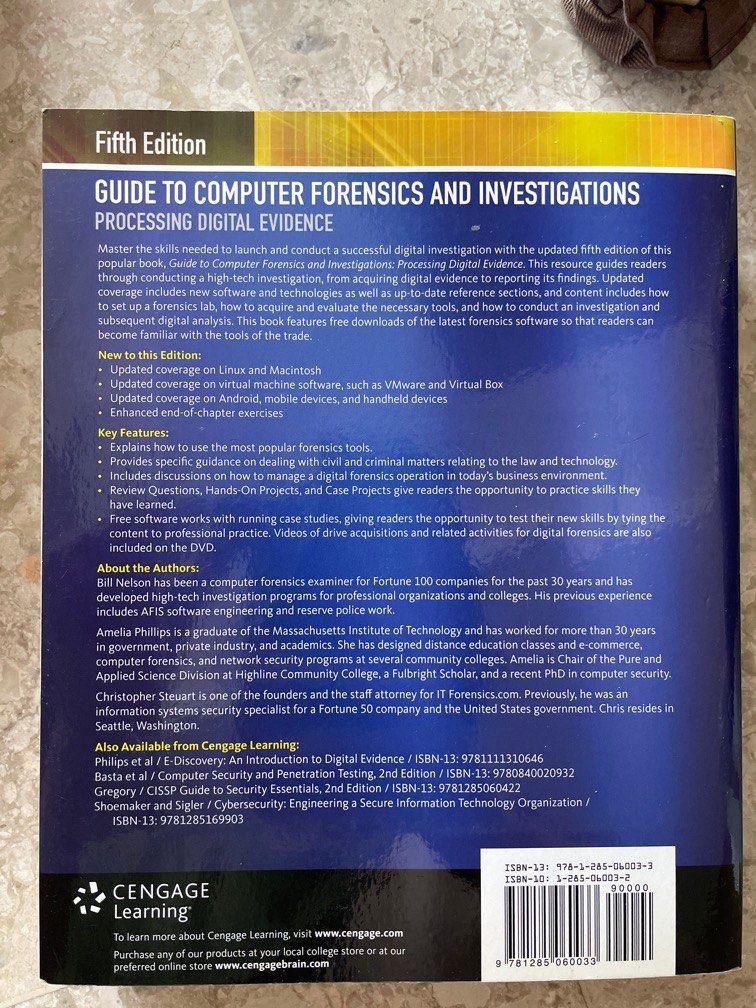 Guide to computer forensics and investigation, Hobbies & Toys, Books ...
