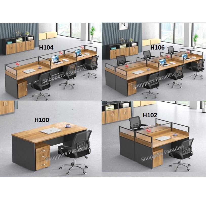 H100 H102 H104 H106 Executive Workstation, with/without pedestal ...