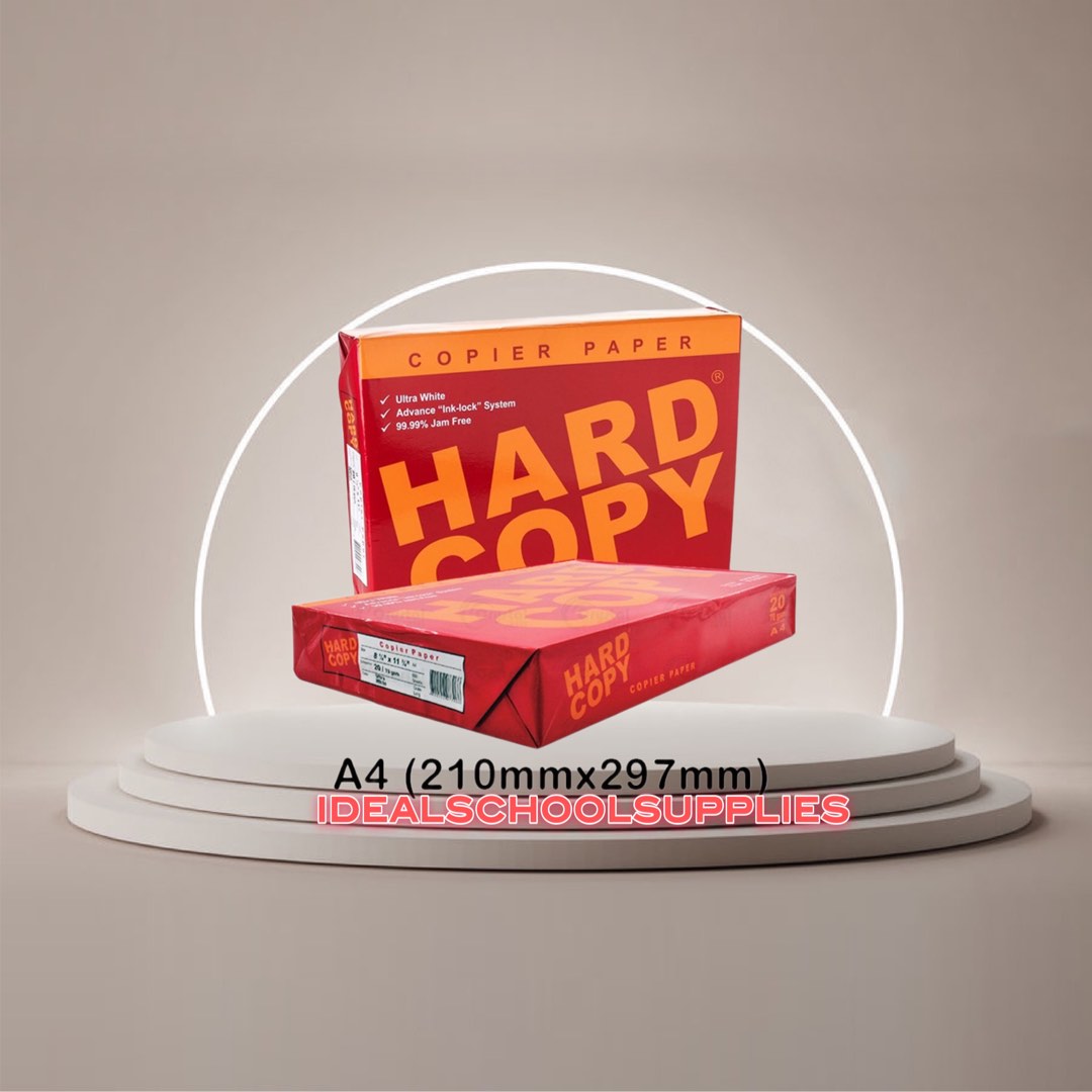 HARD COPY A4 1 REAM 500 SHEETS, Hobbies & Toys, Stationary & Craft ...