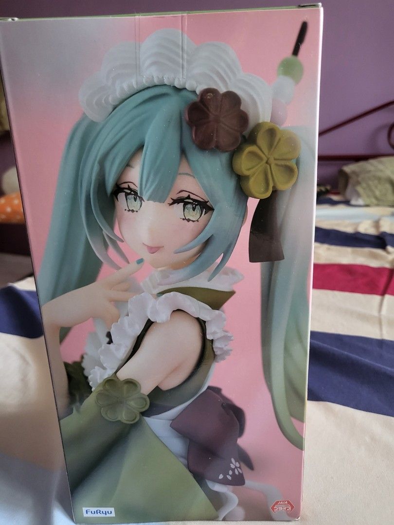 Hatsune Miku (Matcha Green Tea Parfait) Figure, Hobbies & Toys ...