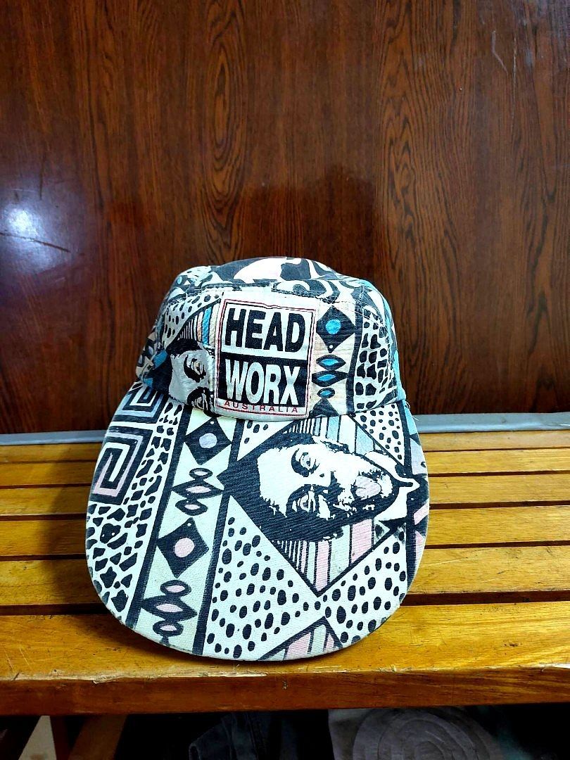 HEAD WORK VINTAGE CAP FULL PRINT (RARE, Men's Fashion, Watches ...