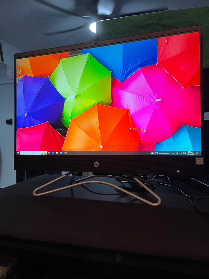 HP AiO All-in-One Touch Screen 24" inch FHD Desktop Computer PC ...