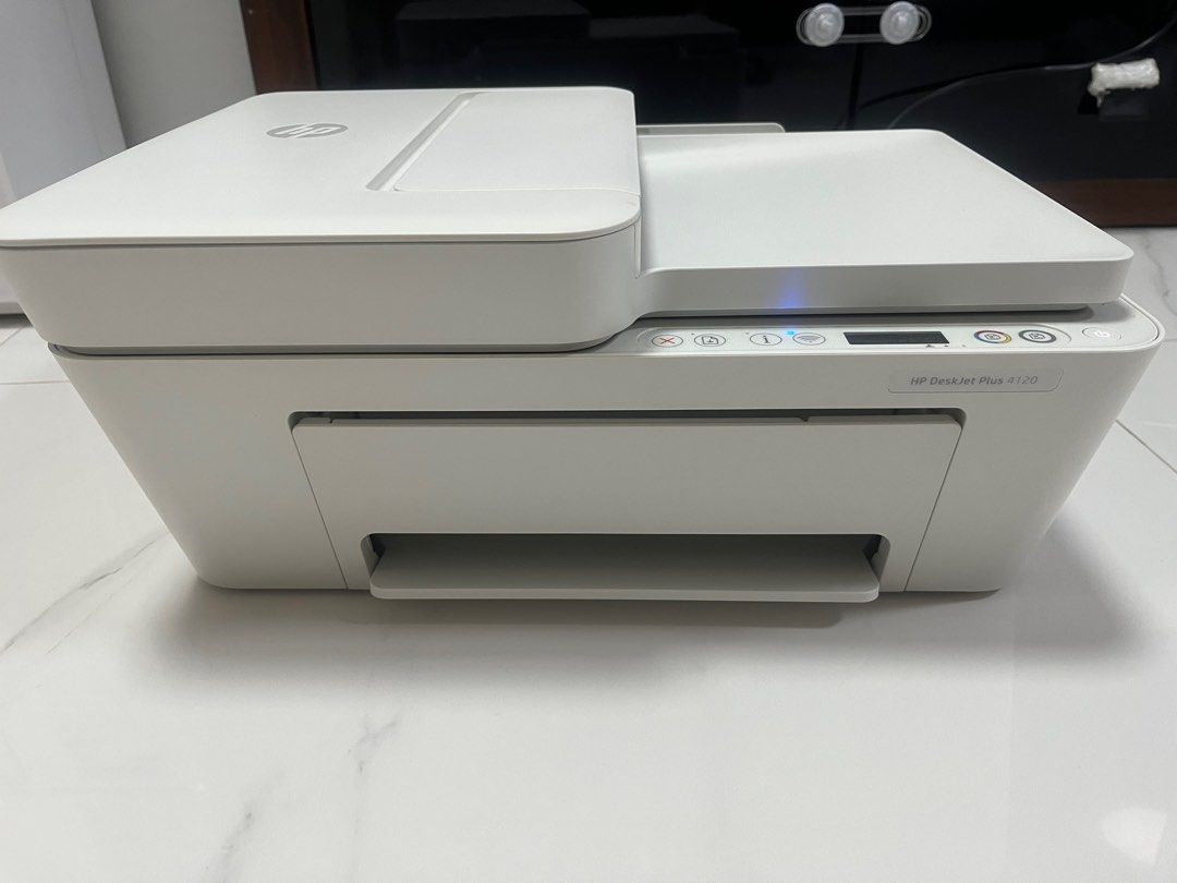 HP DeskJet Plus 4100 All-in-One printer 打印機, 電腦＆科技, 打印機及影印機 - Carousell