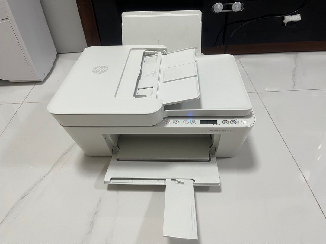 HP DeskJet Plus 4100 All-in-One printer 打印機, 電腦＆科技, 打印機及影印機 - Carousell