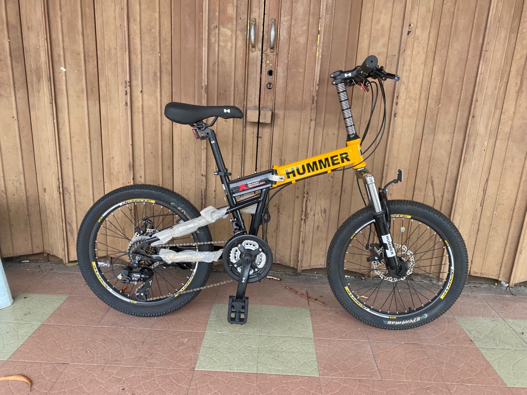 Hummer Folding bike 20er 24S Shimano Suspension Disc Break Foldable ...