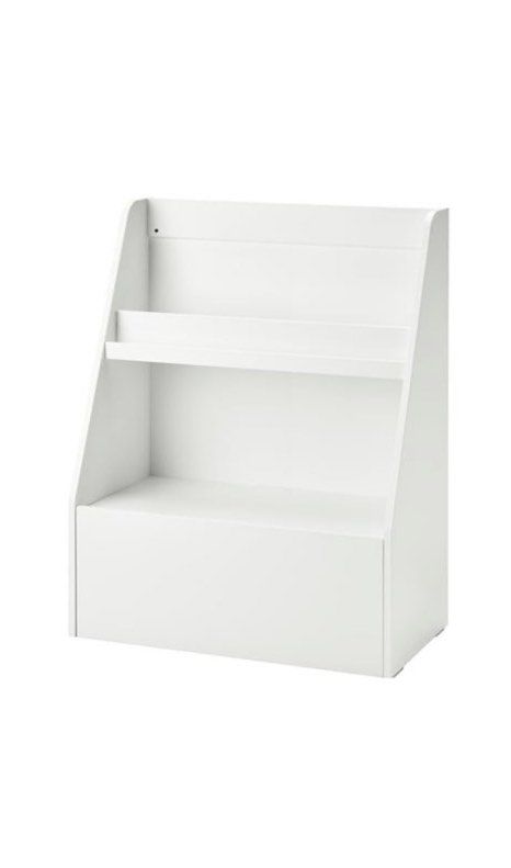 Ikea Bookcase, Bookshelf, BERGIG Book display with storage White ...