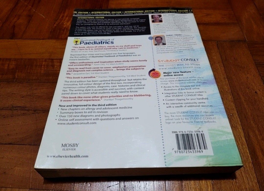 Illustrated textbook of Paediatrics. 3rd Ed. Lissauer, Clayden, Hobbies ...