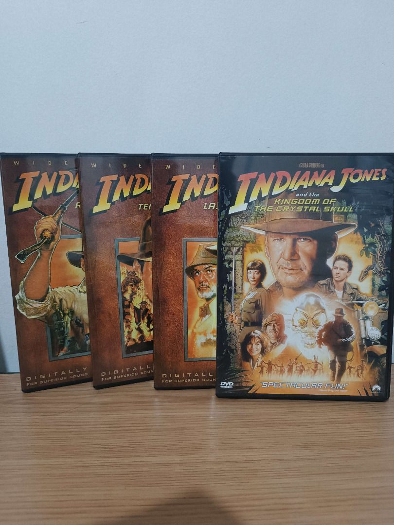 Indiana Jones DVD Box Set, Hobbies & Toys, Music & Media, CDs & DVDs on ...