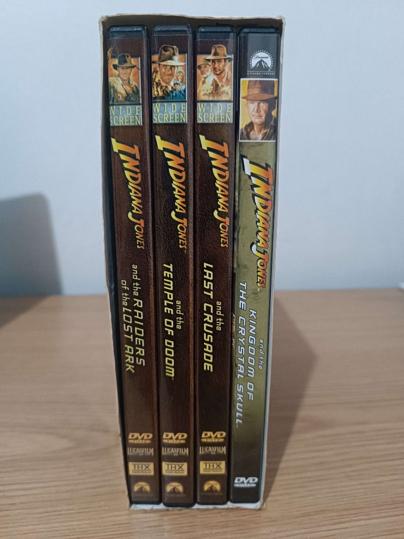 Indiana Jones DVD Box Set, Hobbies & Toys, Music & Media, CDs & DVDs on ...