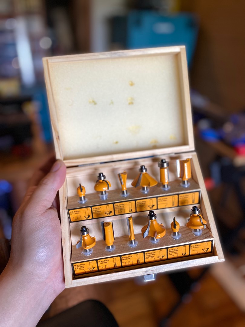 Ingco 12pcs router bit kit 6mm, Hobbies & Toys, Stationery & Craft ...