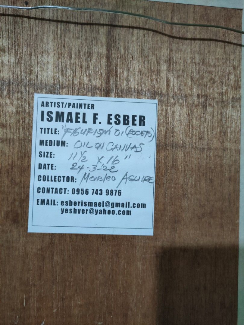 Ismael Esber's boceto, Hobbies & Toys, Stationary & Craft, Art & Prints on Carousell