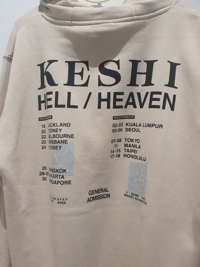 Keshi Hell/Heaven Tour Hoodie - Official Merchandise, Men's Fashion ...