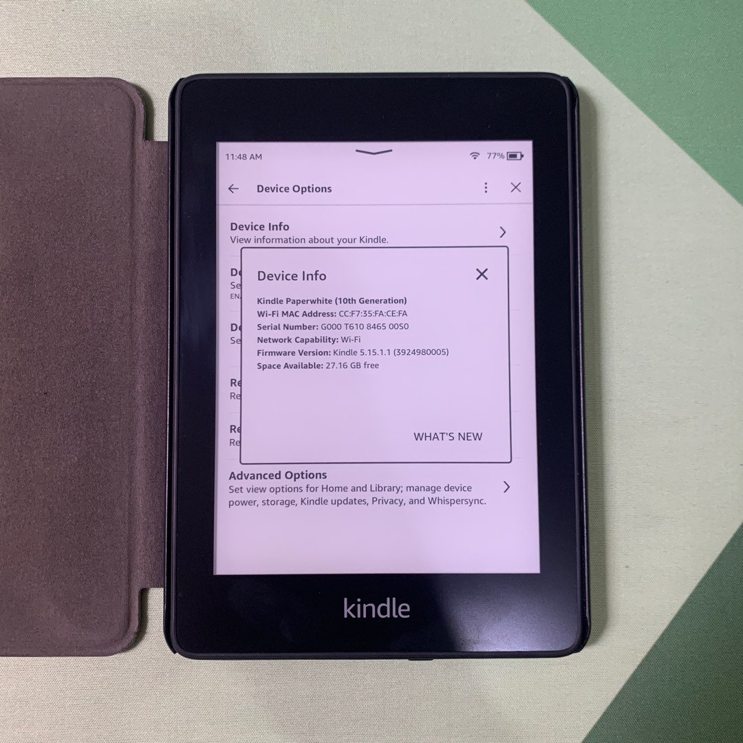 Kindle Paperwhite 4 10th Generation 32gb, Mobile Phones & Gadgets, E ...