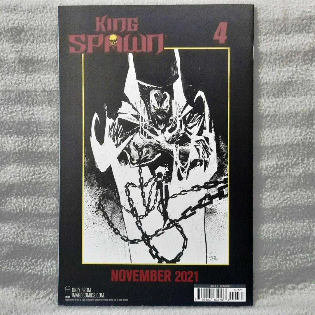 King Spawn #3 Todd McFarlane Variant (Image Comics) Sean Lewis, Javier Fernandez, Hobbies & Toys ...