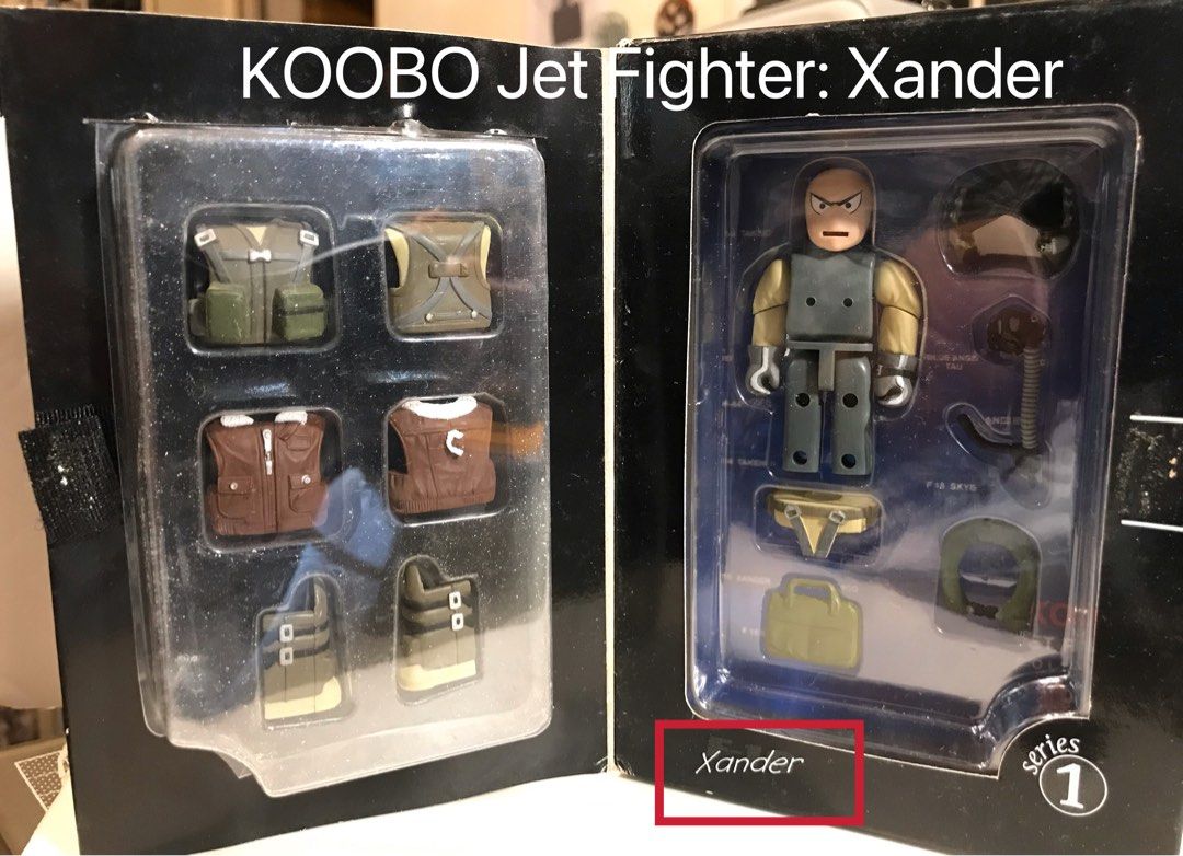 KOOBO Jet Fighter Series 1 — Xander (designed by DOG9 toys), 興趣及遊戲, 玩具 ...