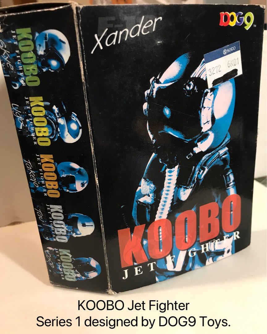 KOOBO Jet Fighter Series 1 — Xander (designed by DOG9 toys), 興趣及遊戲, 玩具 ...