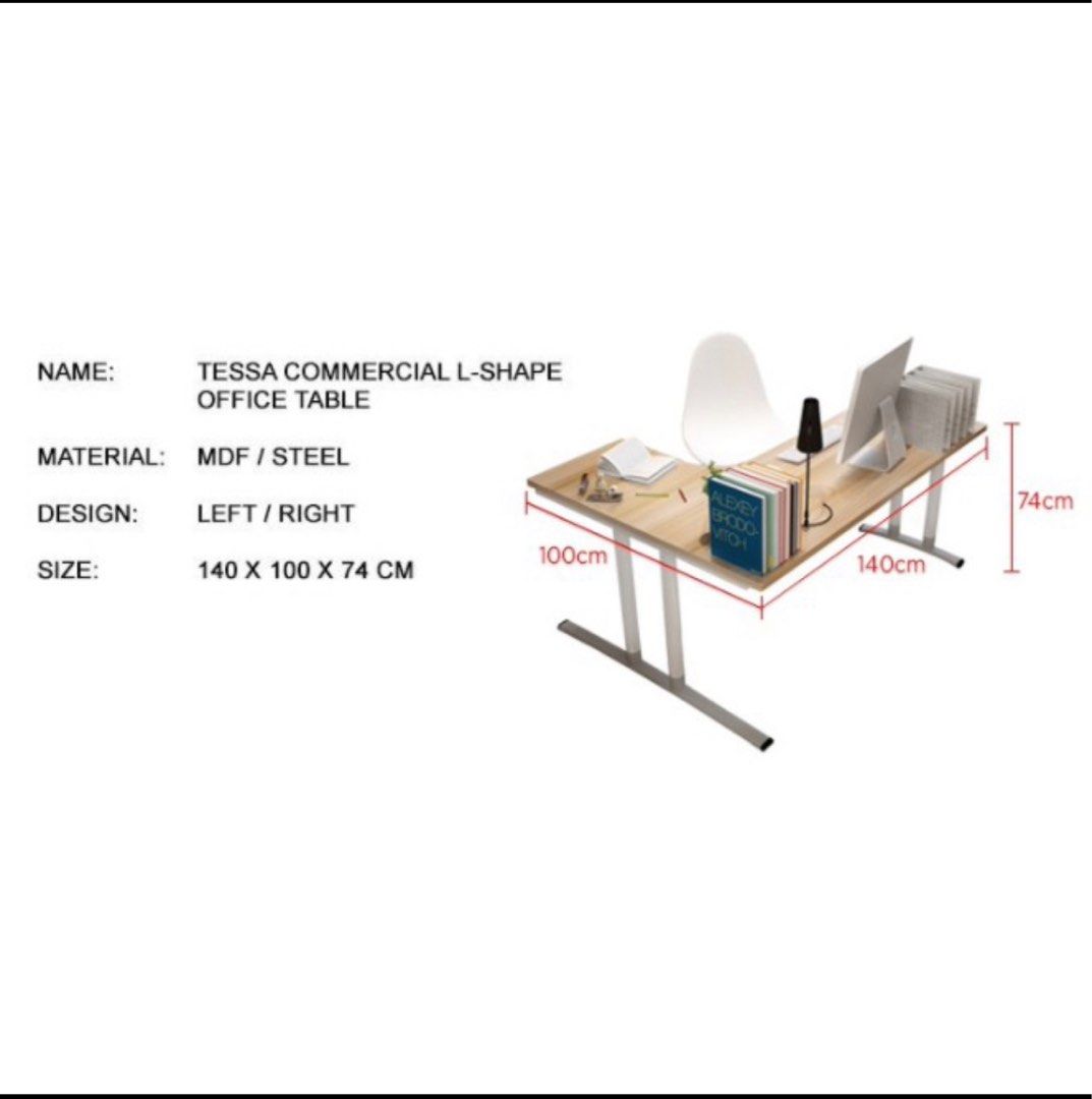 L Table (Right side), Furniture & Home Living, Furniture, Tables & Sets ...