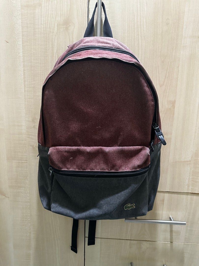Lacoste Backpack, Men's Fashion, Bags, Backpacks on Carousell